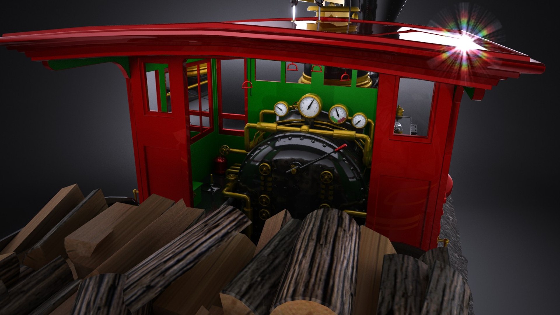 General 4-4-0 Steam 3ds