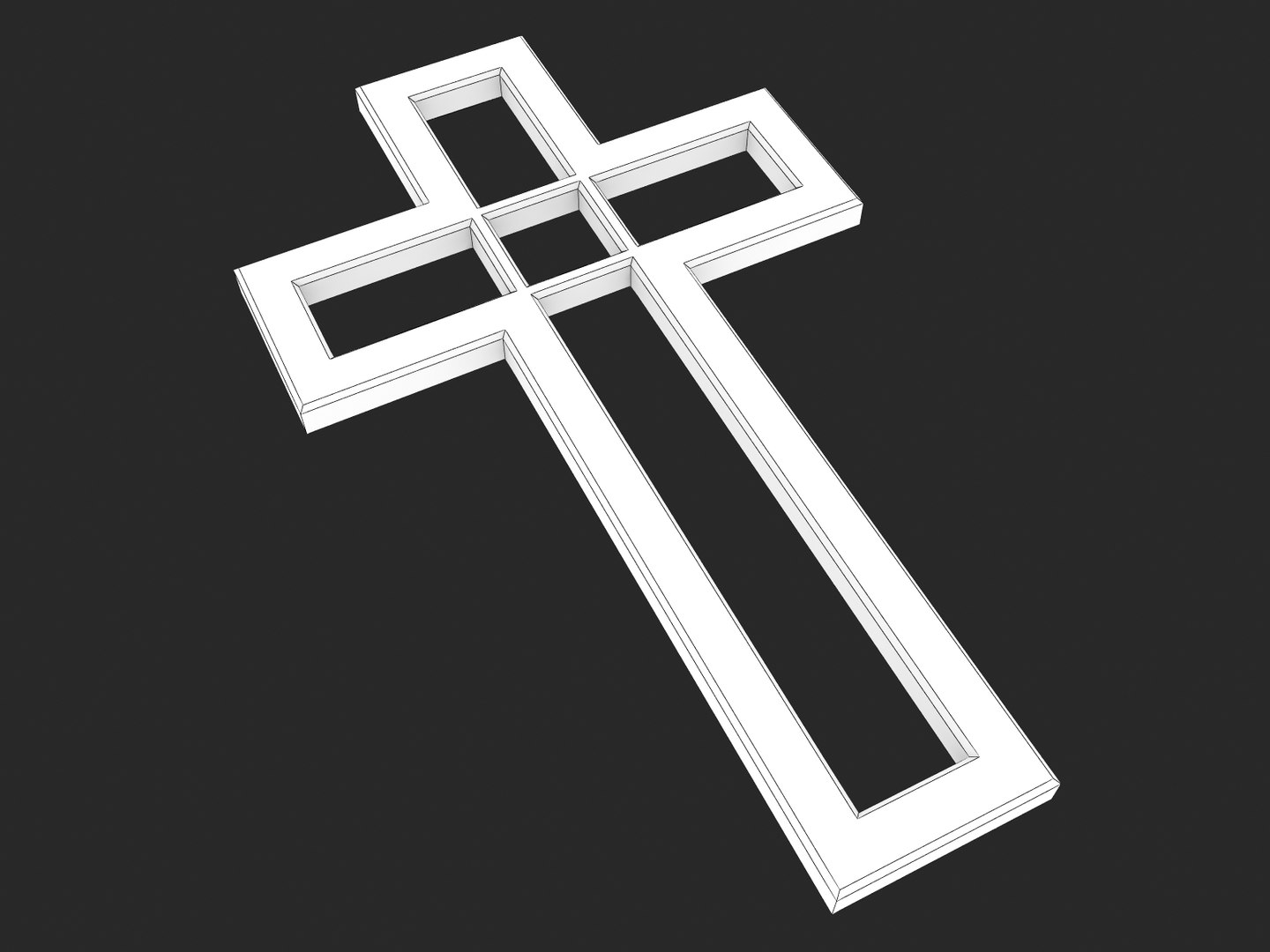 Cross 3D - TurboSquid 1474577
