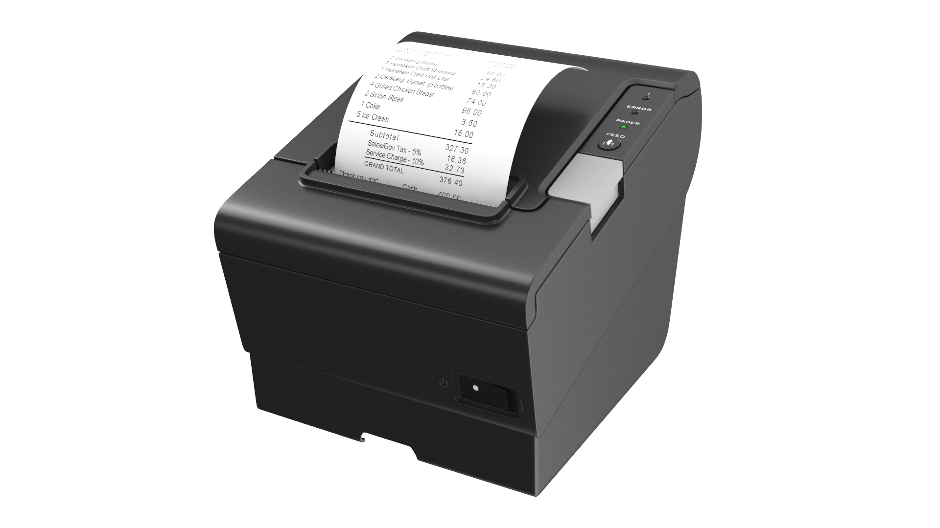 3D Receipt Cash Register - TurboSquid 1928764