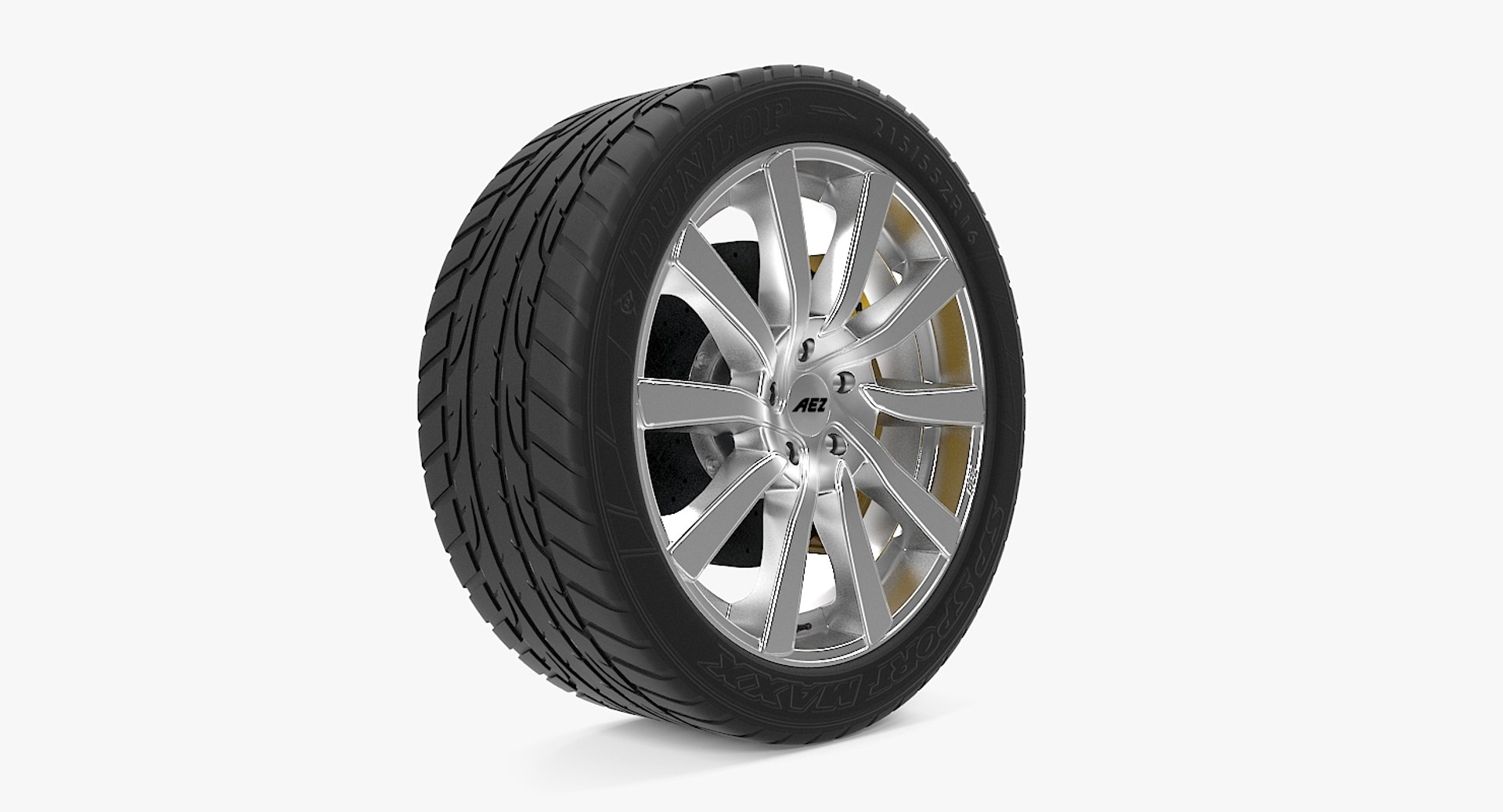 3d Reef Si Disk Car Wheel Model