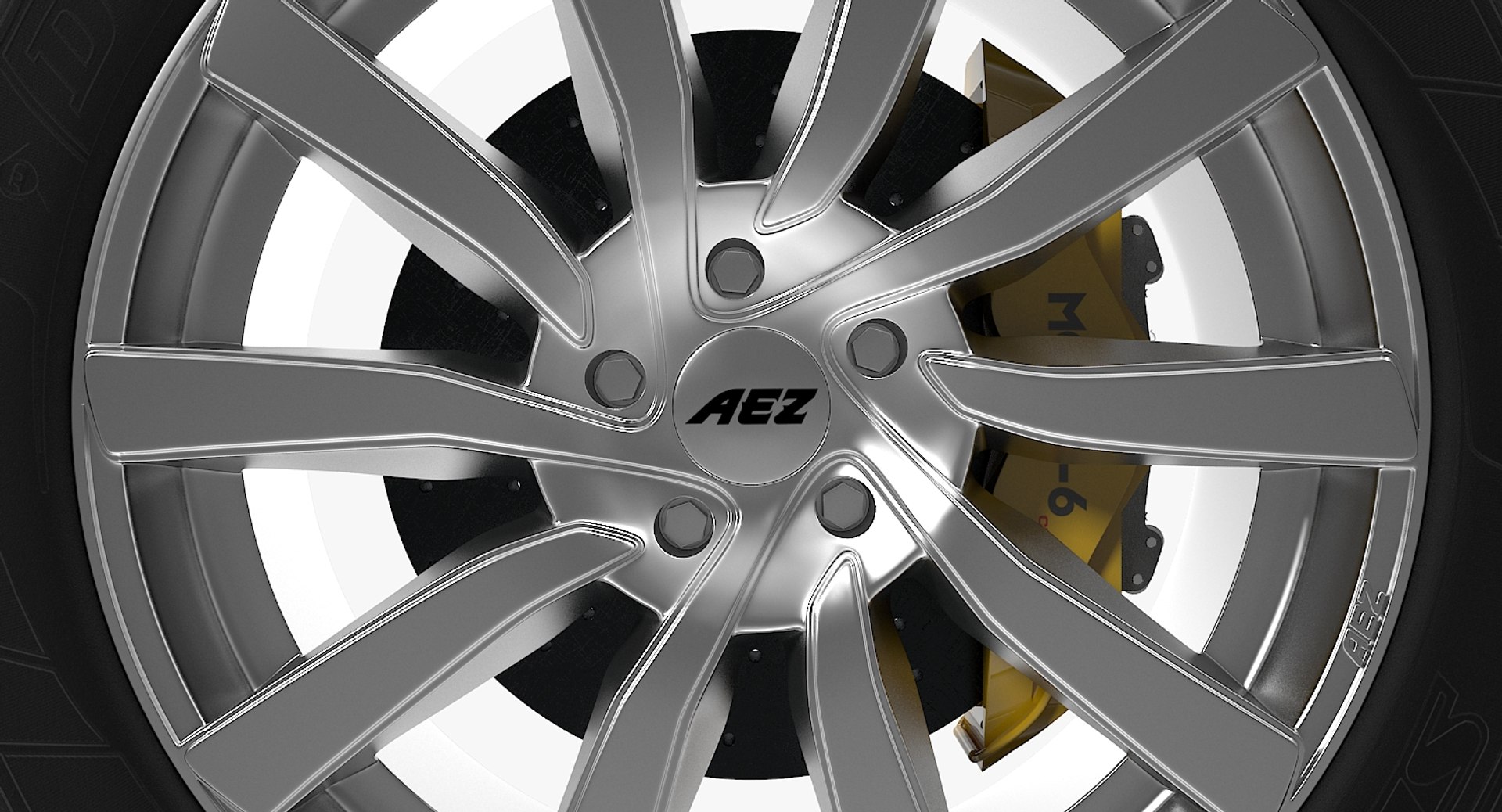 3d Reef Si Disk Car Wheel Model