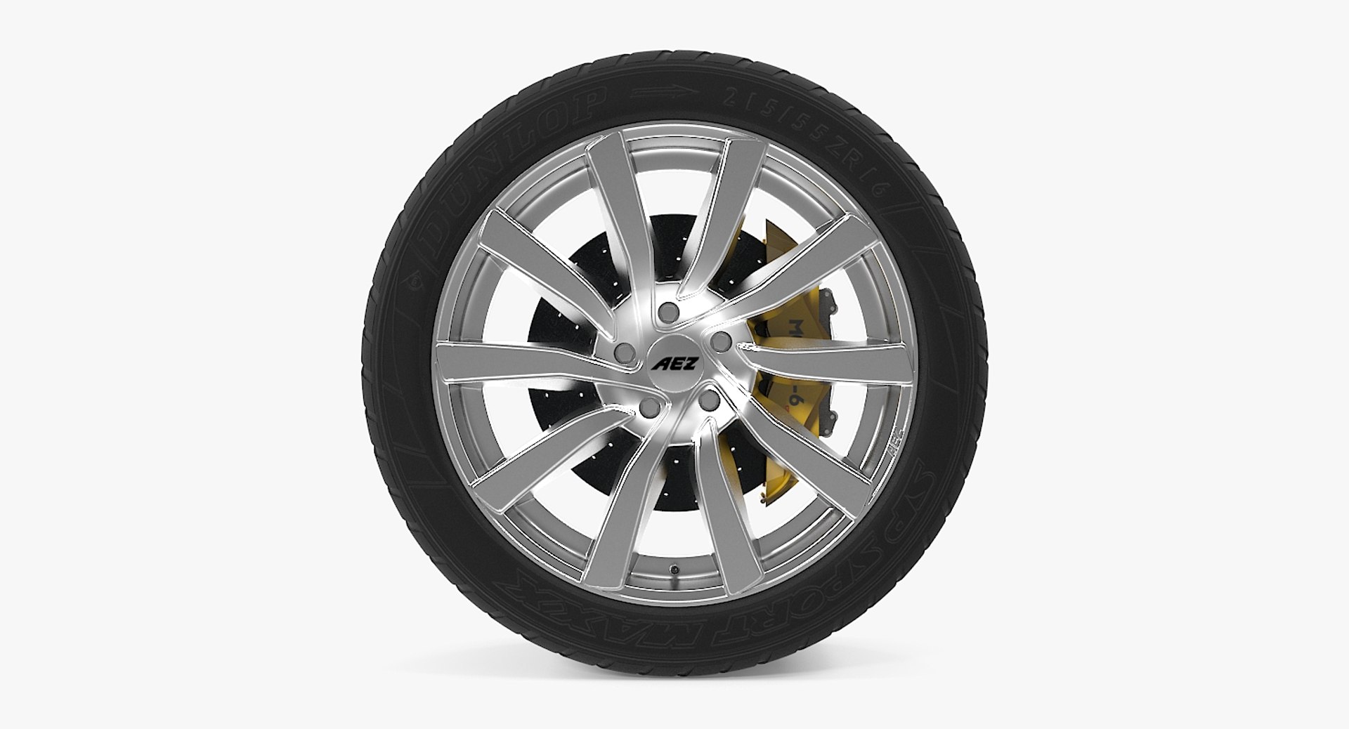 3d Reef Si Disk Car Wheel Model