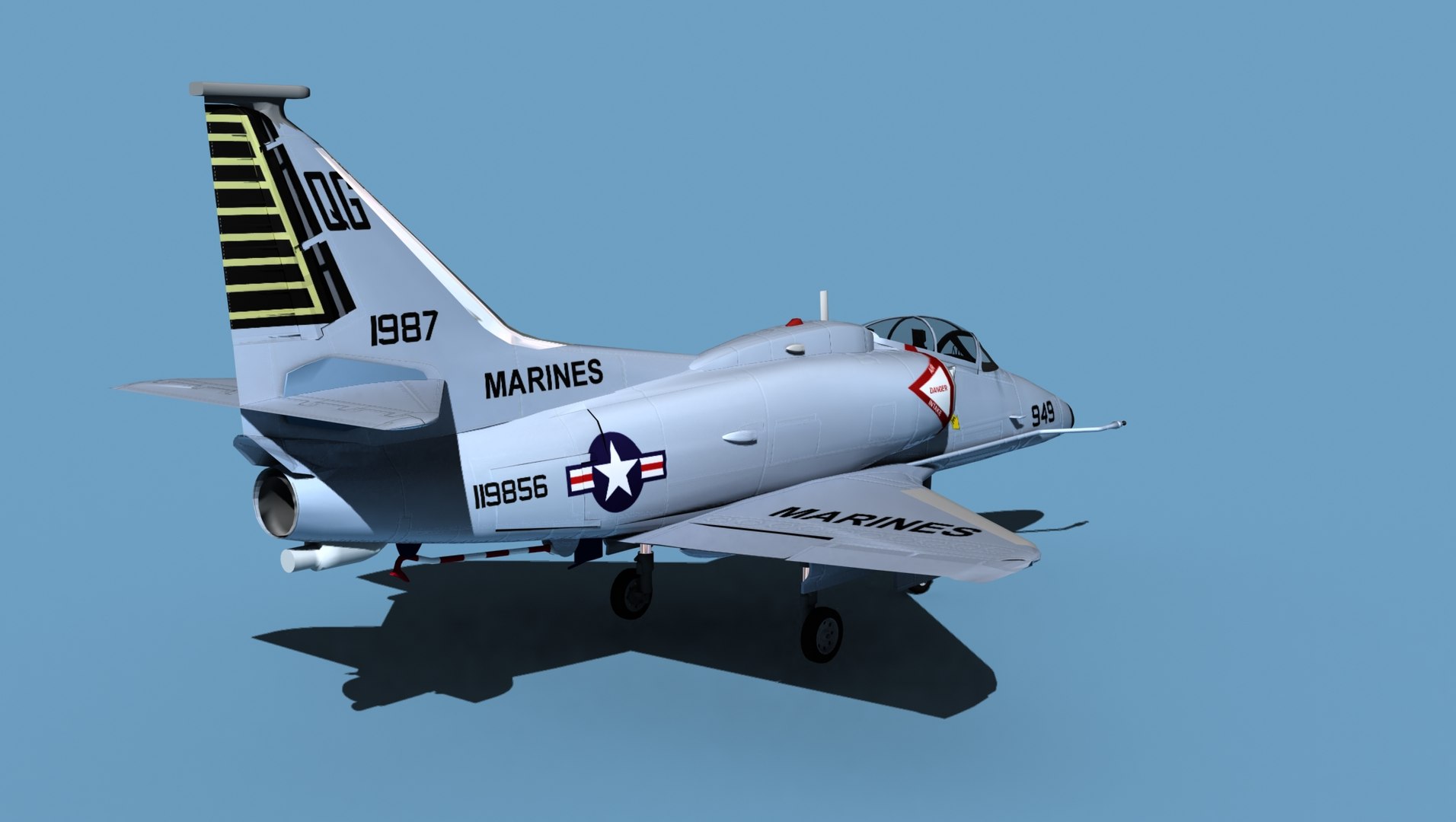 Douglas TA-4M Skyhawk V06 USMC 3D Model - TurboSquid 1918802