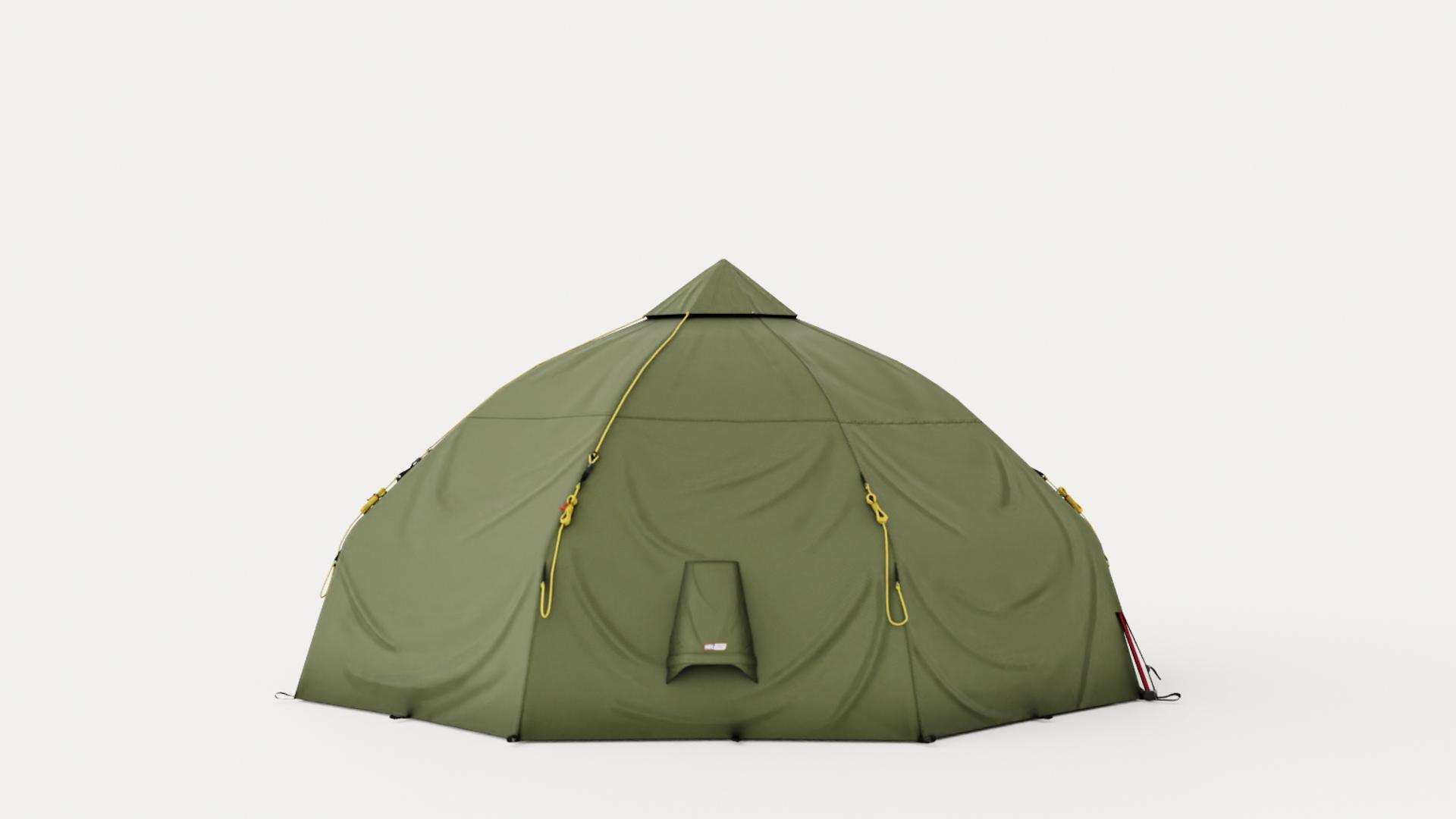 Varanger Dome 4-6 Outer Tent Including Pole 3D - TurboSquid 2215700