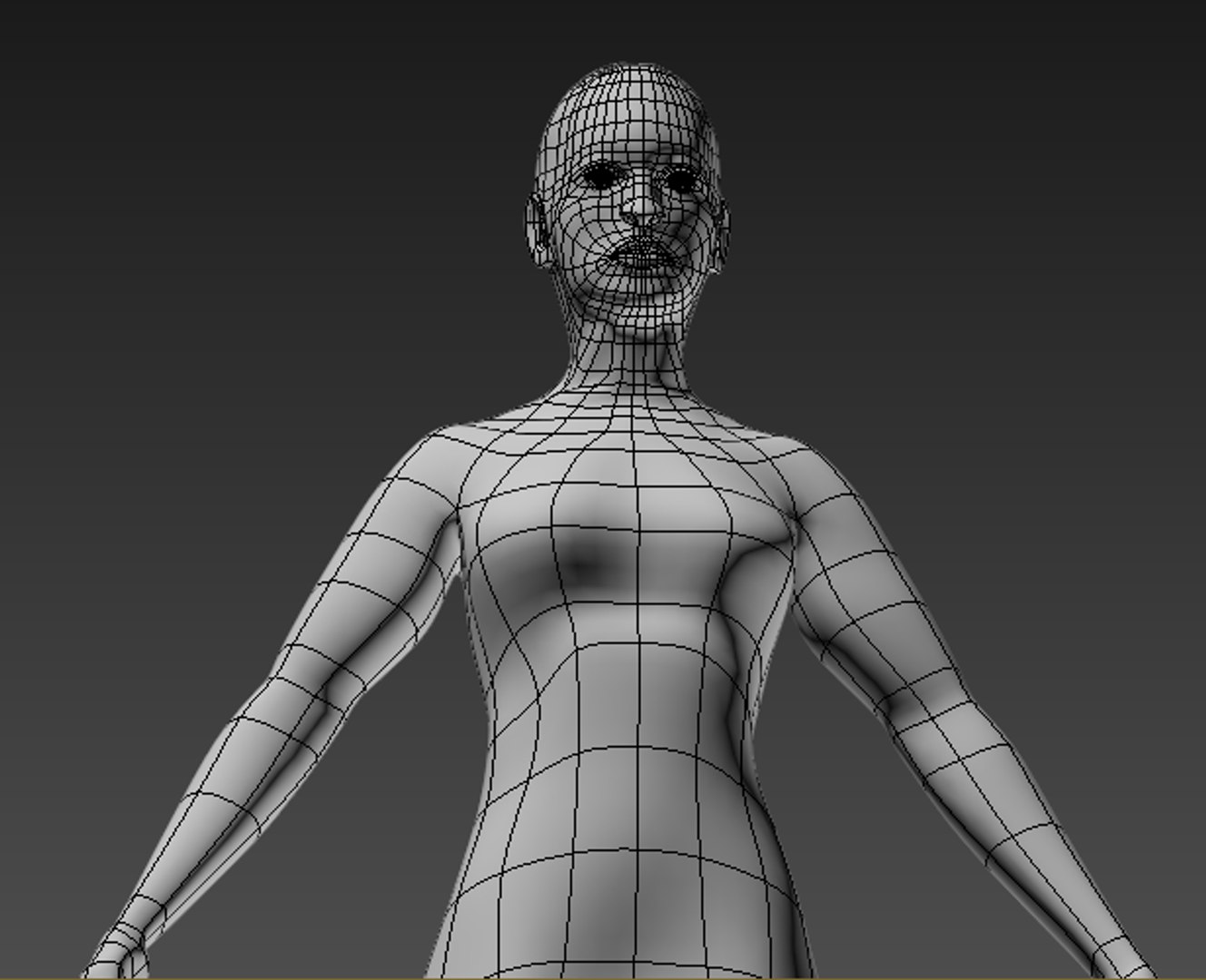 Base Mesh Human Body 3D Model - TurboSquid 1179624