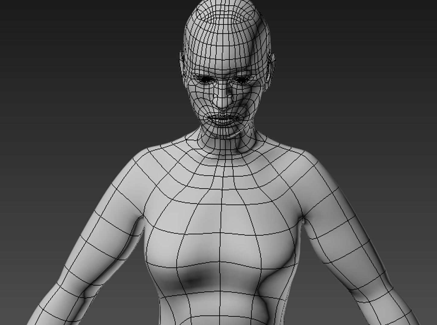 Base Mesh Human Body 3D Model - TurboSquid 1179624