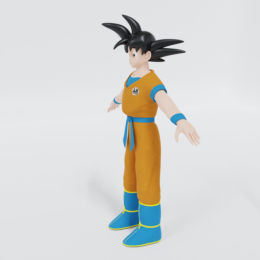 Son Goku Dragonball Z 3D Model - TurboSquid 2009294