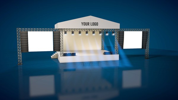 3D event exhibition pack modeled - TurboSquid 1280232