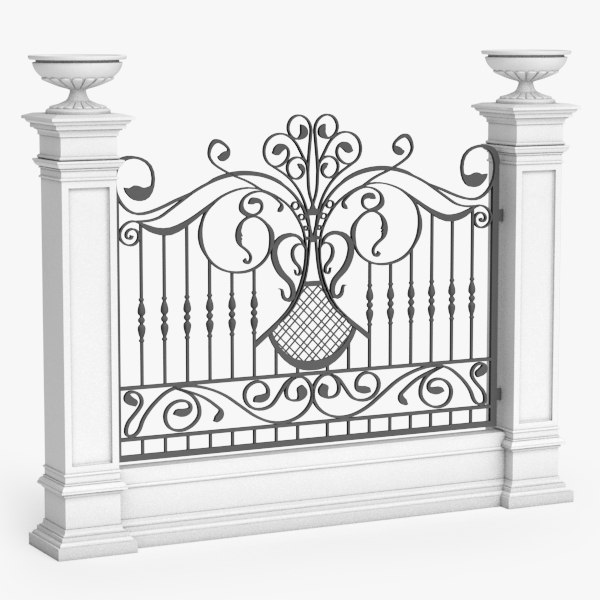 balustrade fence dxf