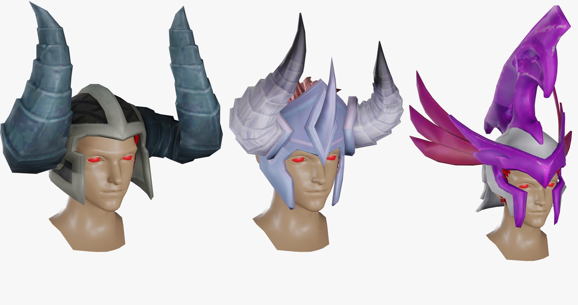 3D 15 STYLIZED HELMET MODELS PACK 1 - Low Poly Model - TurboSquid 2196717