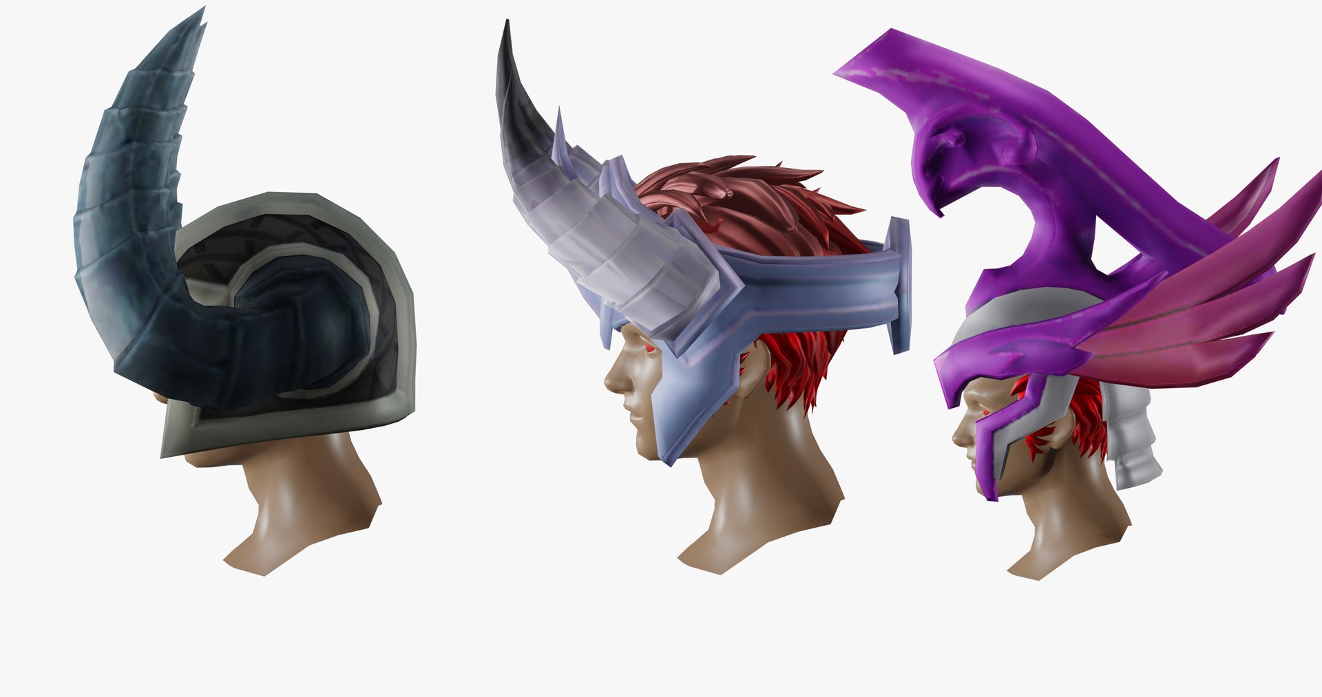 3D 15 STYLIZED HELMET MODELS PACK 1 - Low Poly Model - TurboSquid 2196717