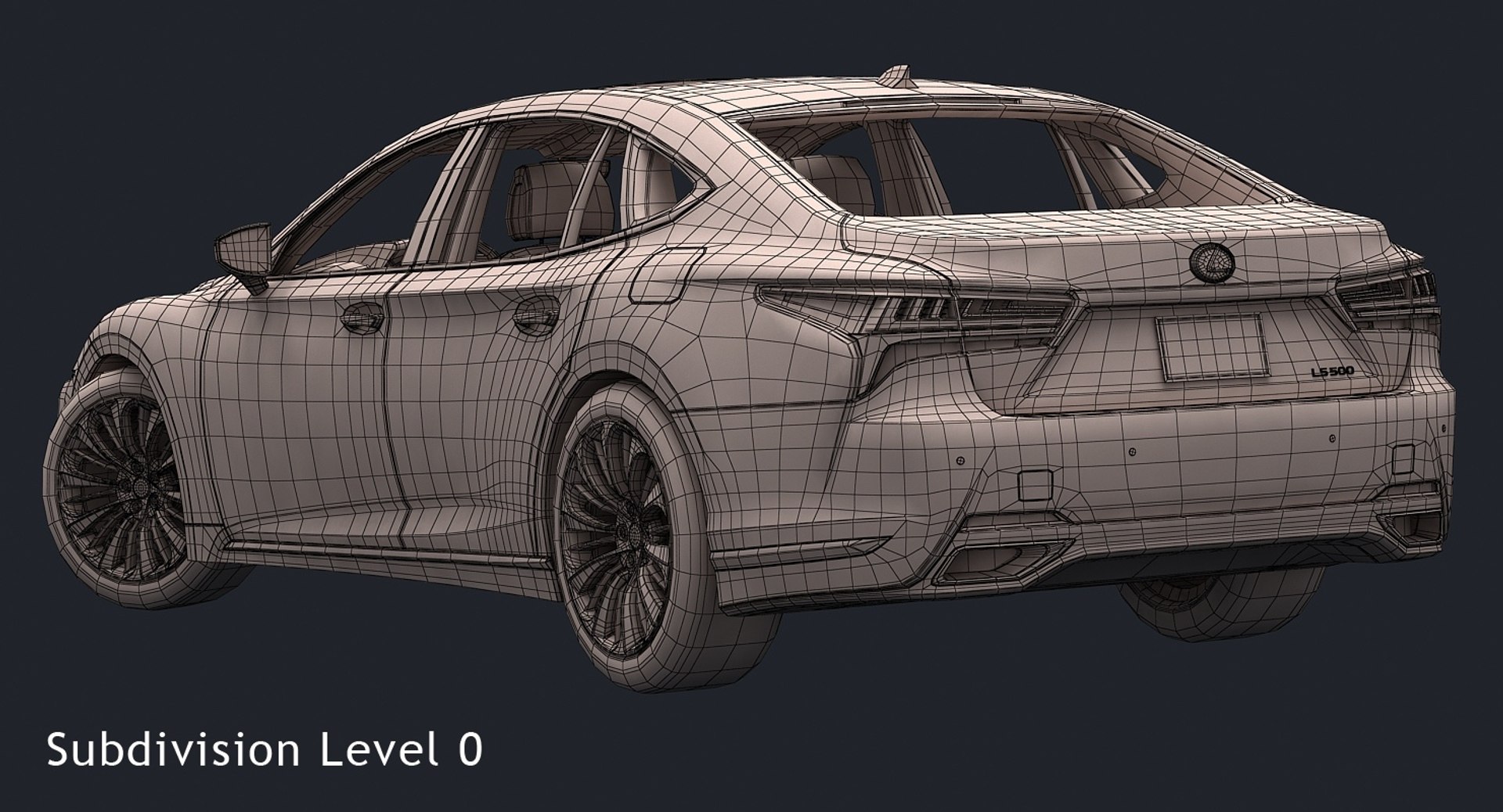3D 2018 Lexus Ls 500 - TurboSquid 1159434