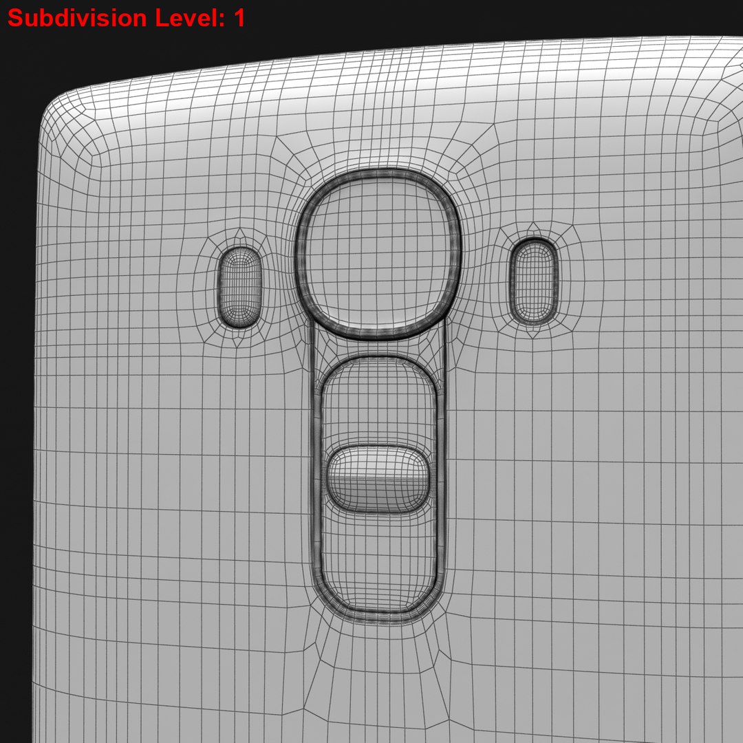 3d model of lg g4 dual grey