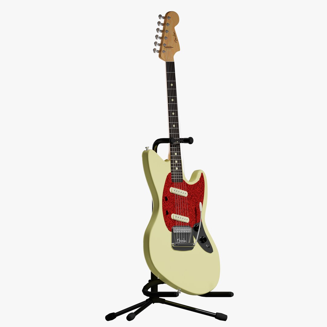 3D Fender Jag Stang Electric Guitar - TurboSquid 2183762