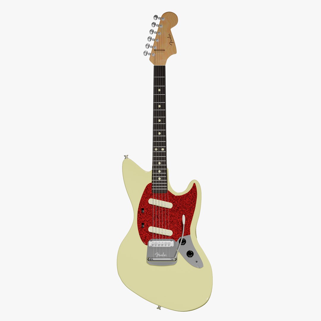 3D Fender Jag Stang Electric Guitar - TurboSquid 2183762