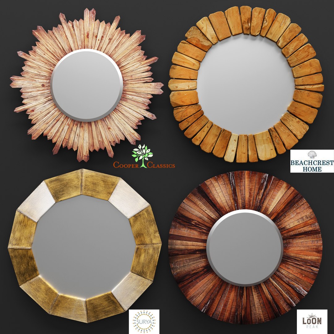 3d Mirror Classics Wall Model