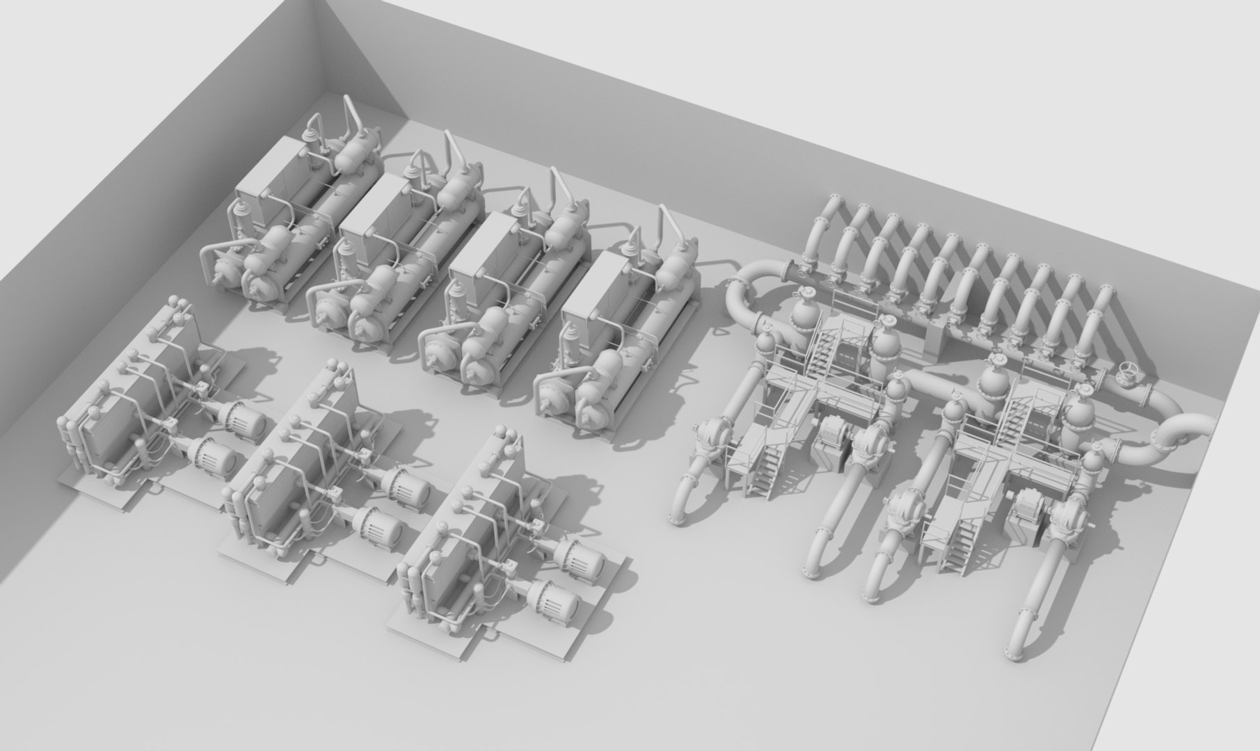 Industrial hydraulic 3D model - TurboSquid 1323056