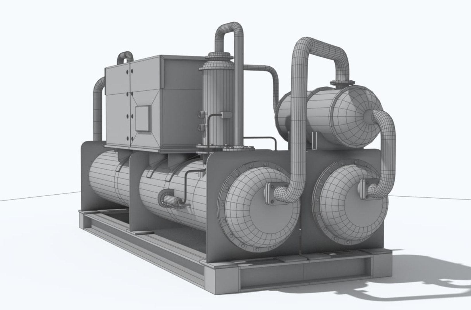 Industrial hydraulic 3D model - TurboSquid 1323056