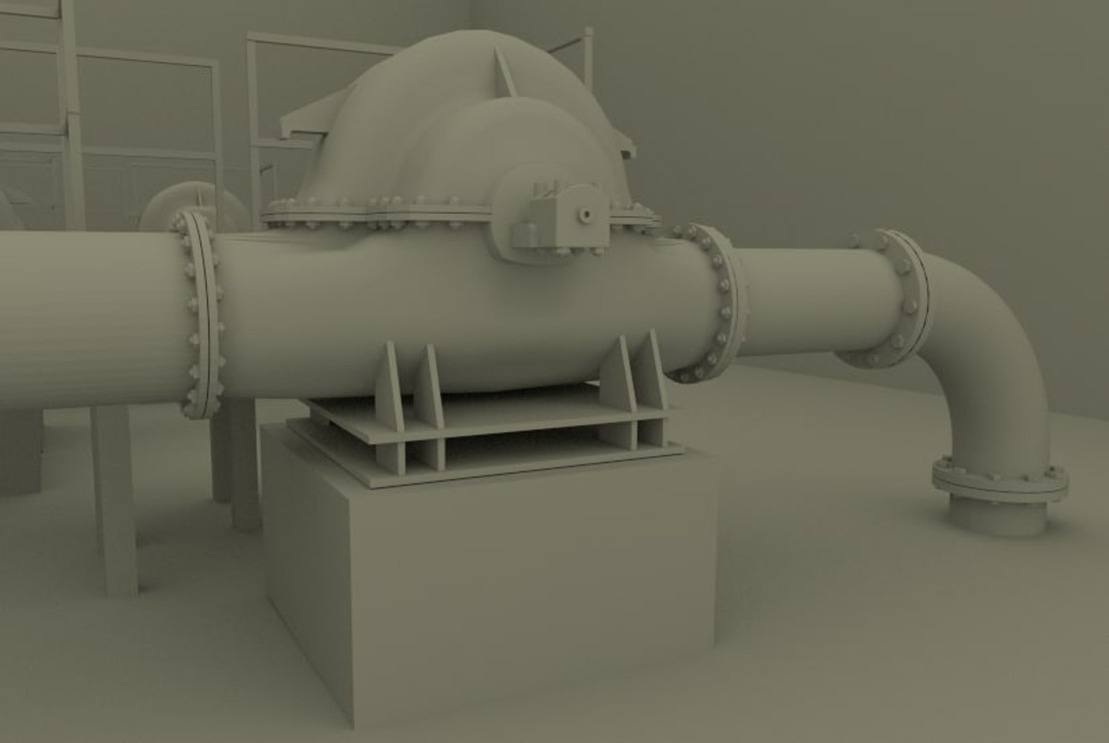 Industrial Hydraulic 3D Model - TurboSquid 1323056