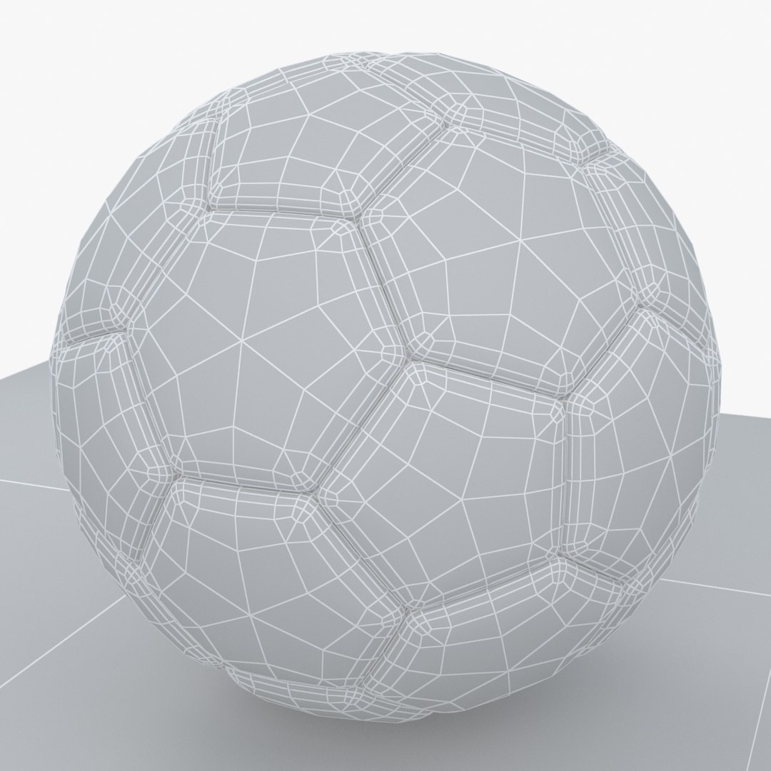 3d soccer ball model