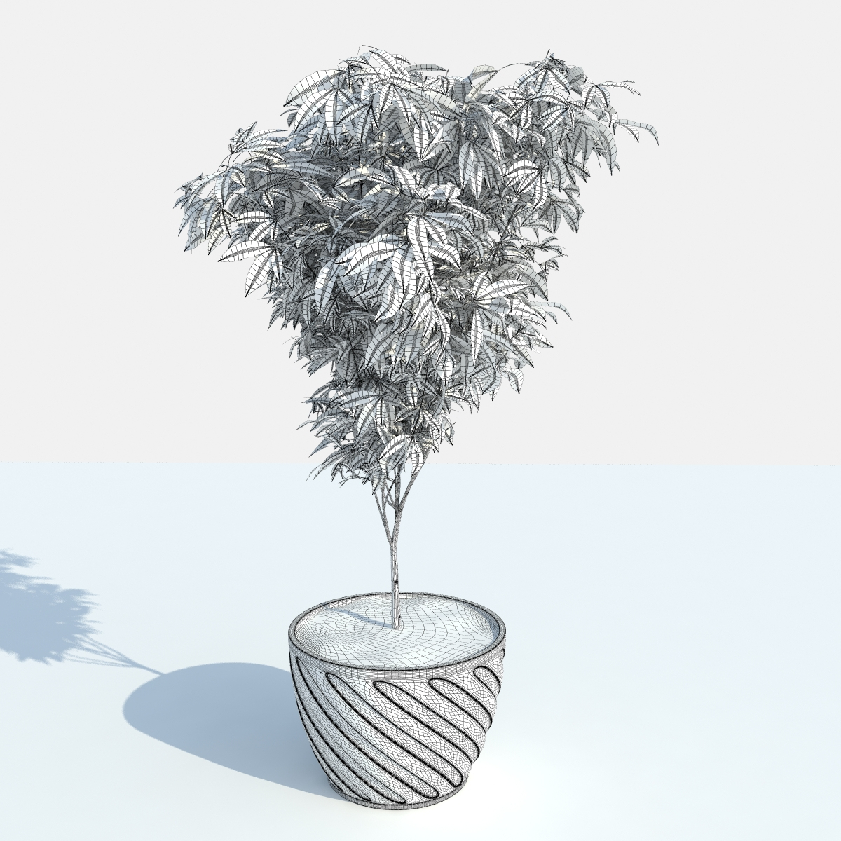 3d modern decorative tree