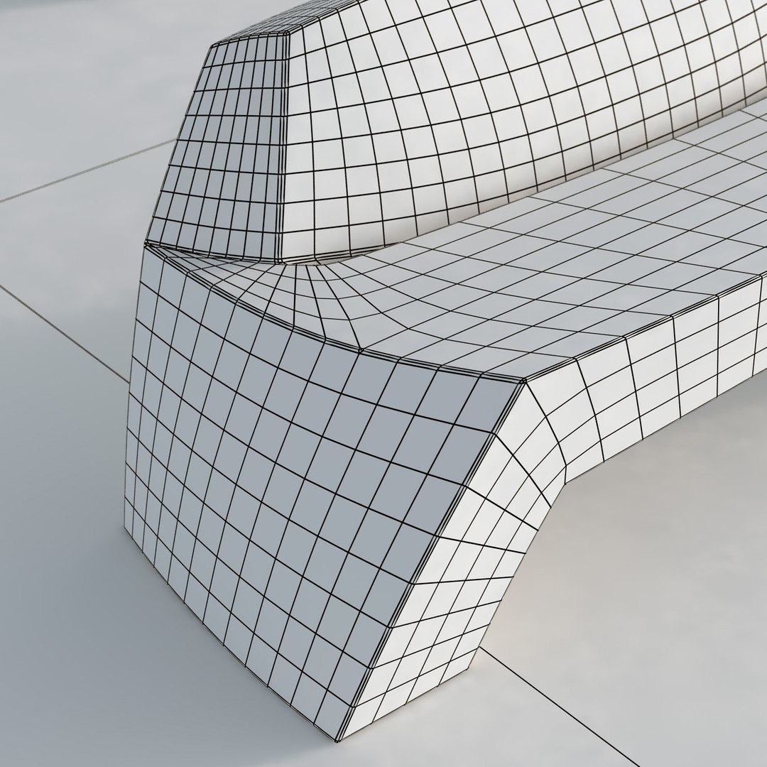 3d Bilbao Public Bench Escofet