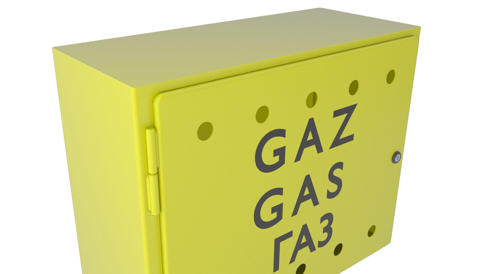 3D Gas Metal Box 1 - TurboSquid 1752159