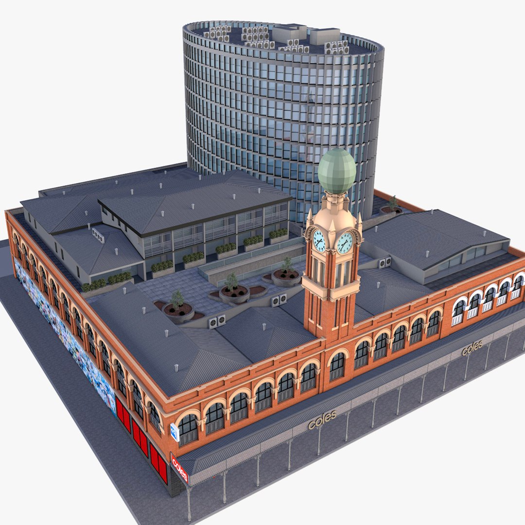 3D Dimmeys Coles Melbourne model - TurboSquid 1714777