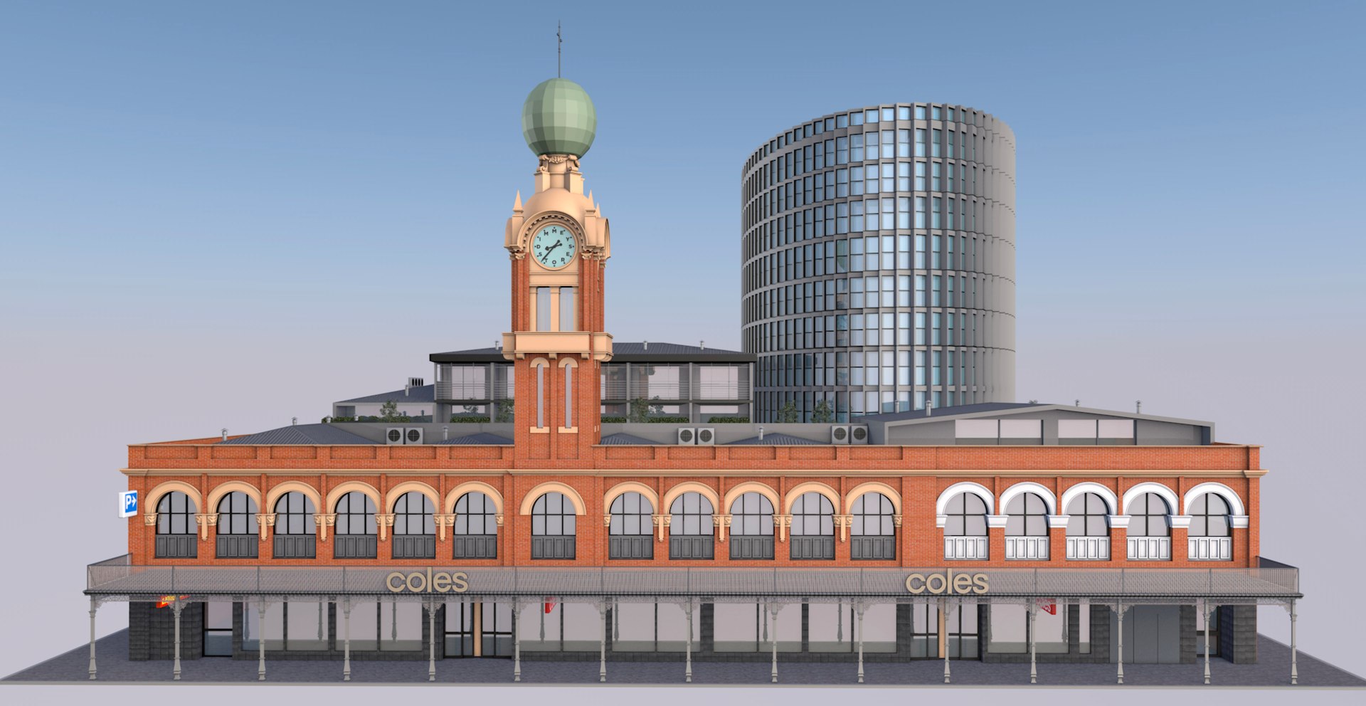 3D Dimmeys Coles Melbourne Model - TurboSquid 1714777