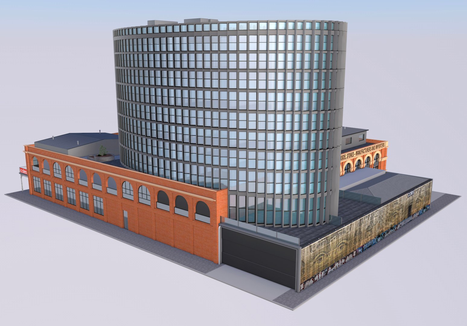 3D Dimmeys Coles Melbourne Model - TurboSquid 1714777