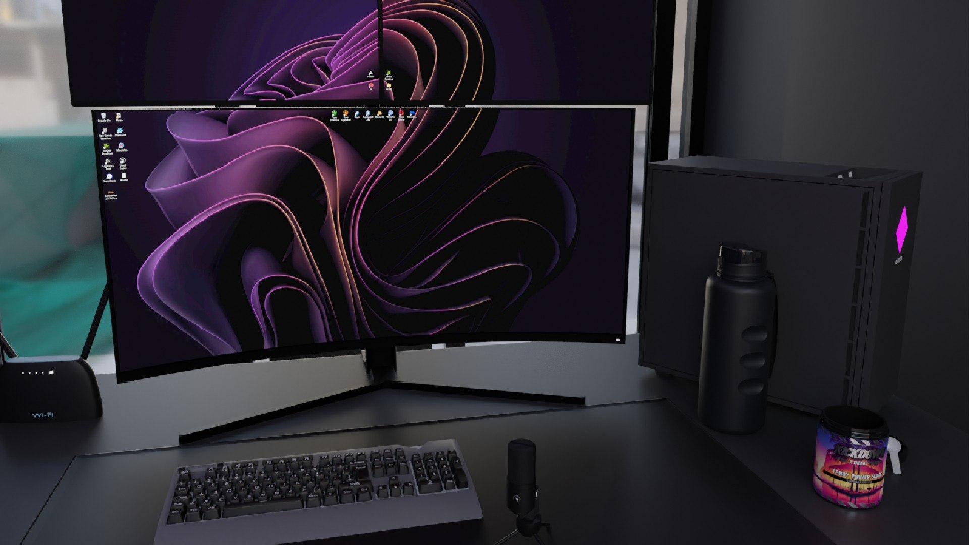 3D Realistic Minimal Modern Room Studio Setup 3D Model - TurboSquid 2082341