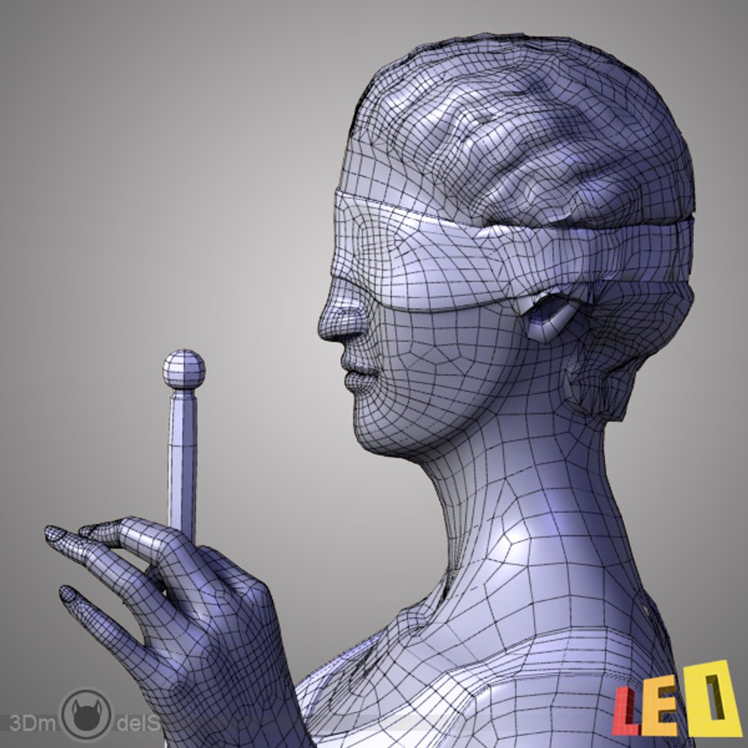Statue Justice 3d Model