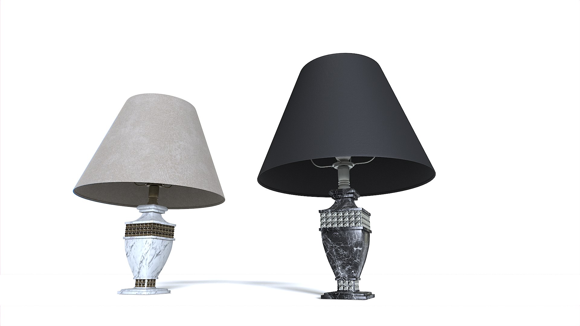 3D Table Lamp Pack 3 Model - TurboSquid 2186588