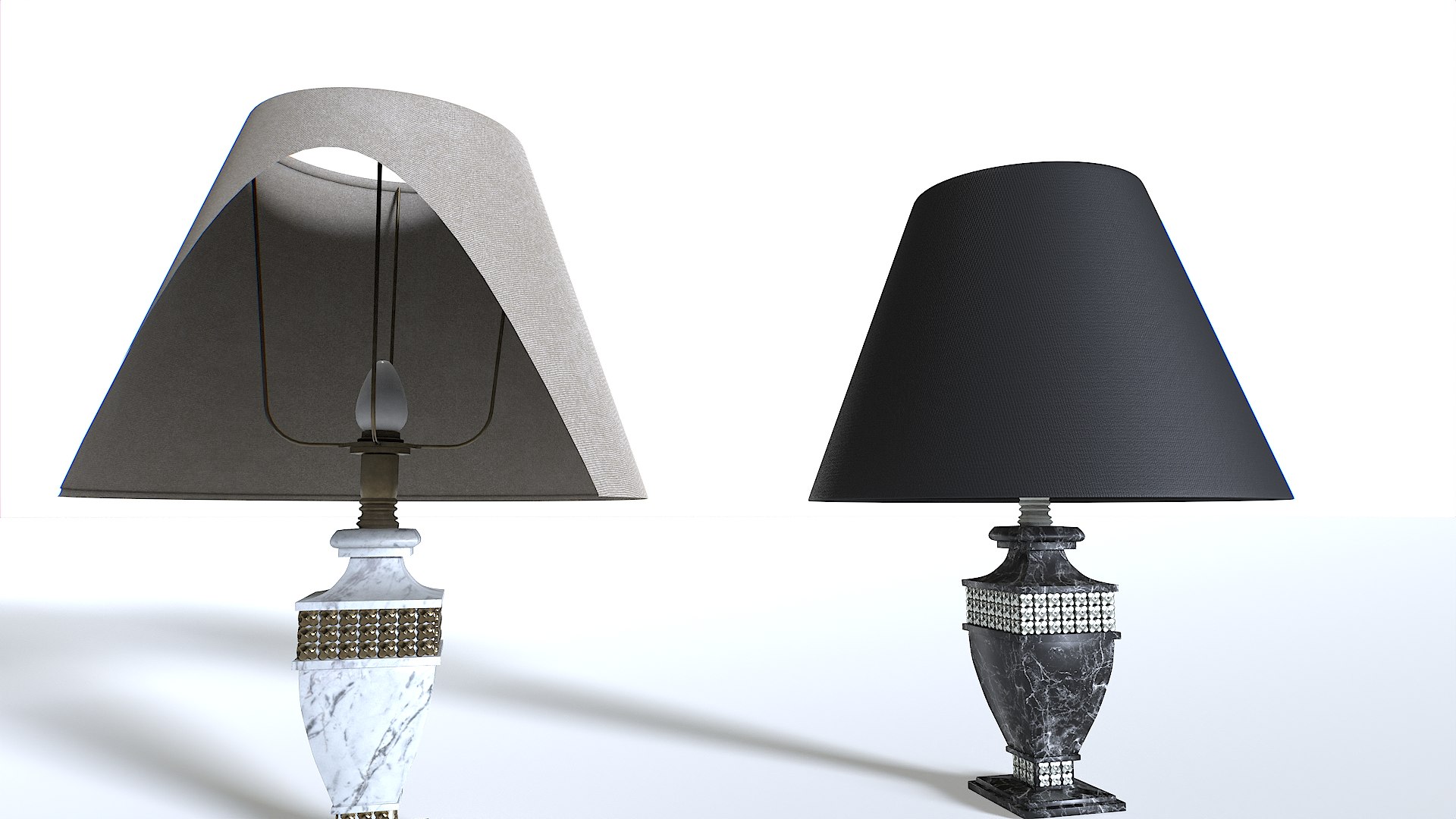 3D Table Lamp Pack 3 Model - TurboSquid 2186588