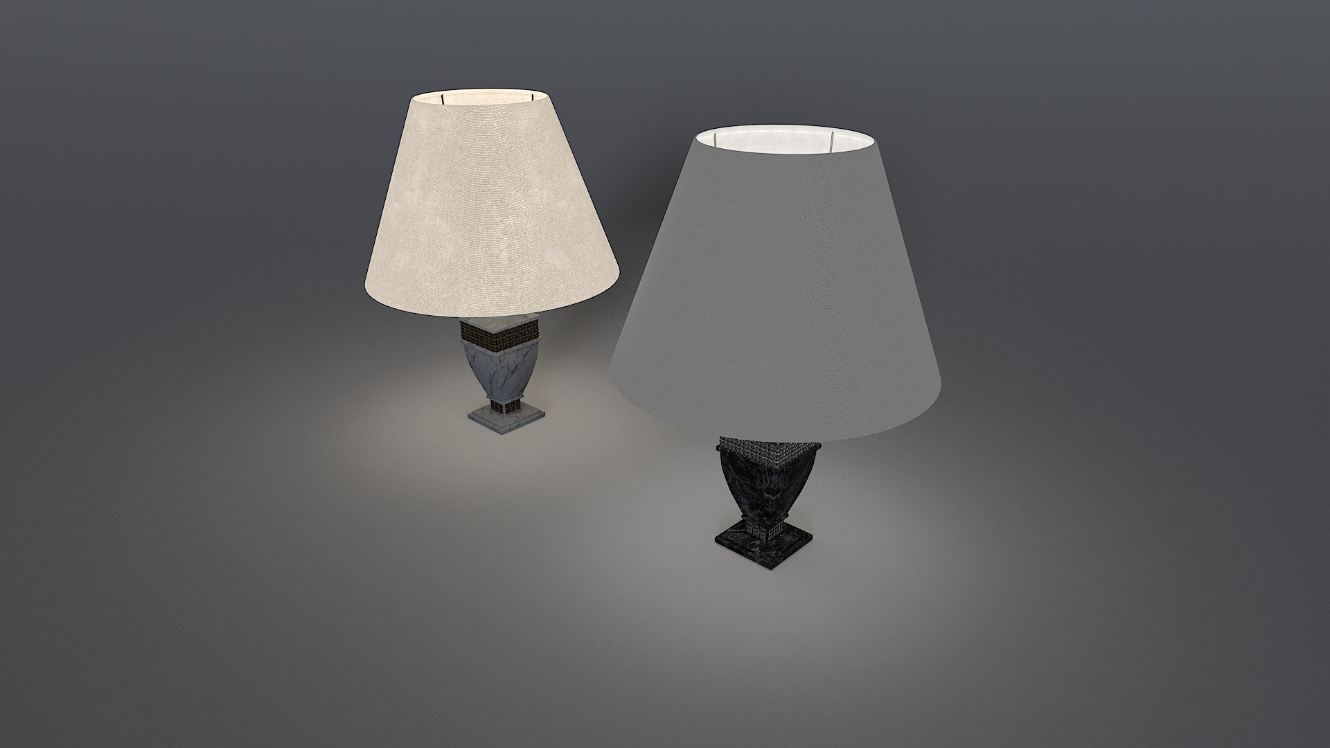 3D Table Lamp Pack 3 Model - TurboSquid 2186588