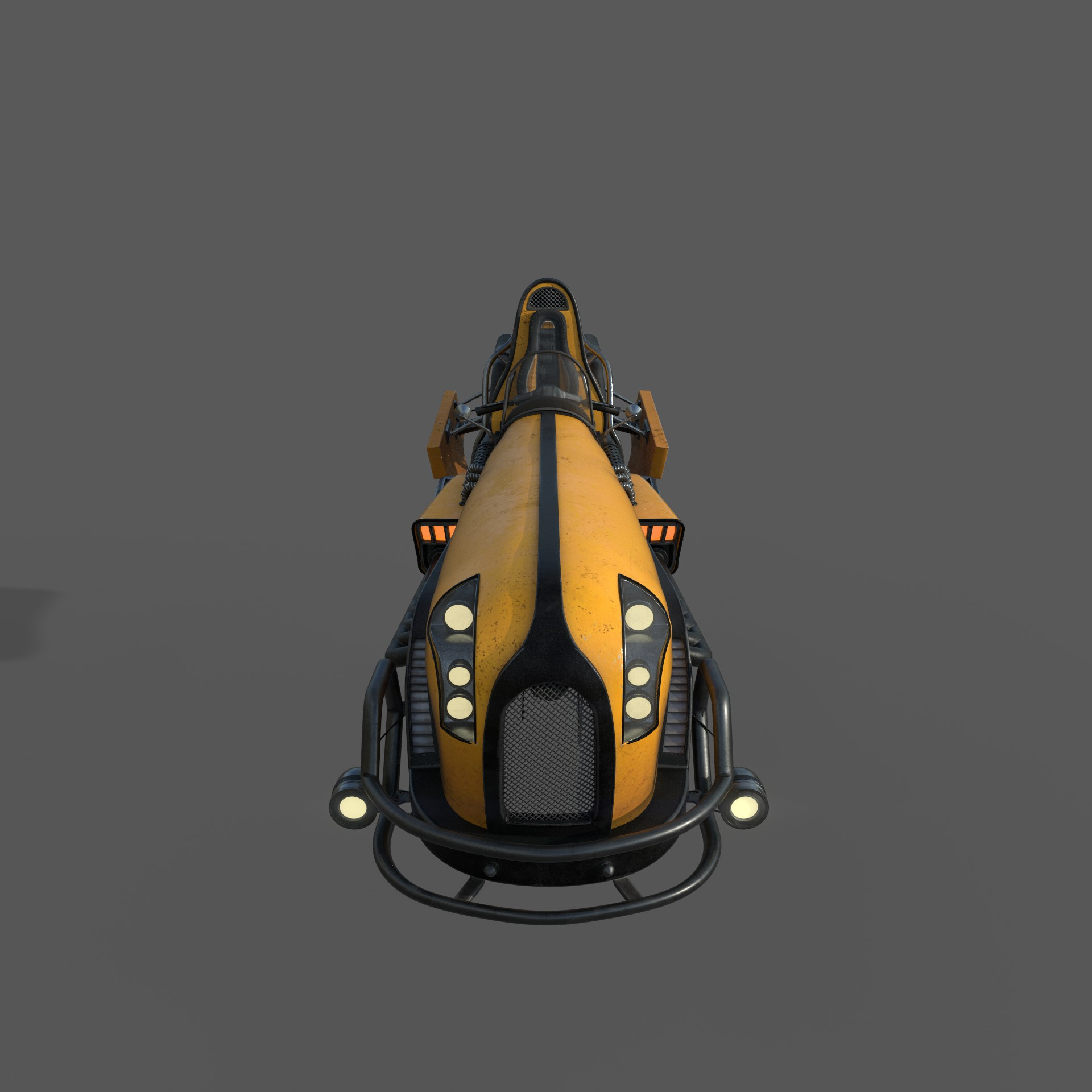 Dieselpunk overcraft 3D model - TurboSquid 1861605