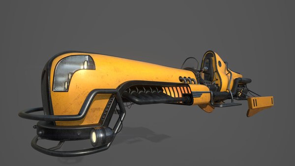 Dieselpunk overcraft 3D model - TurboSquid 1861605