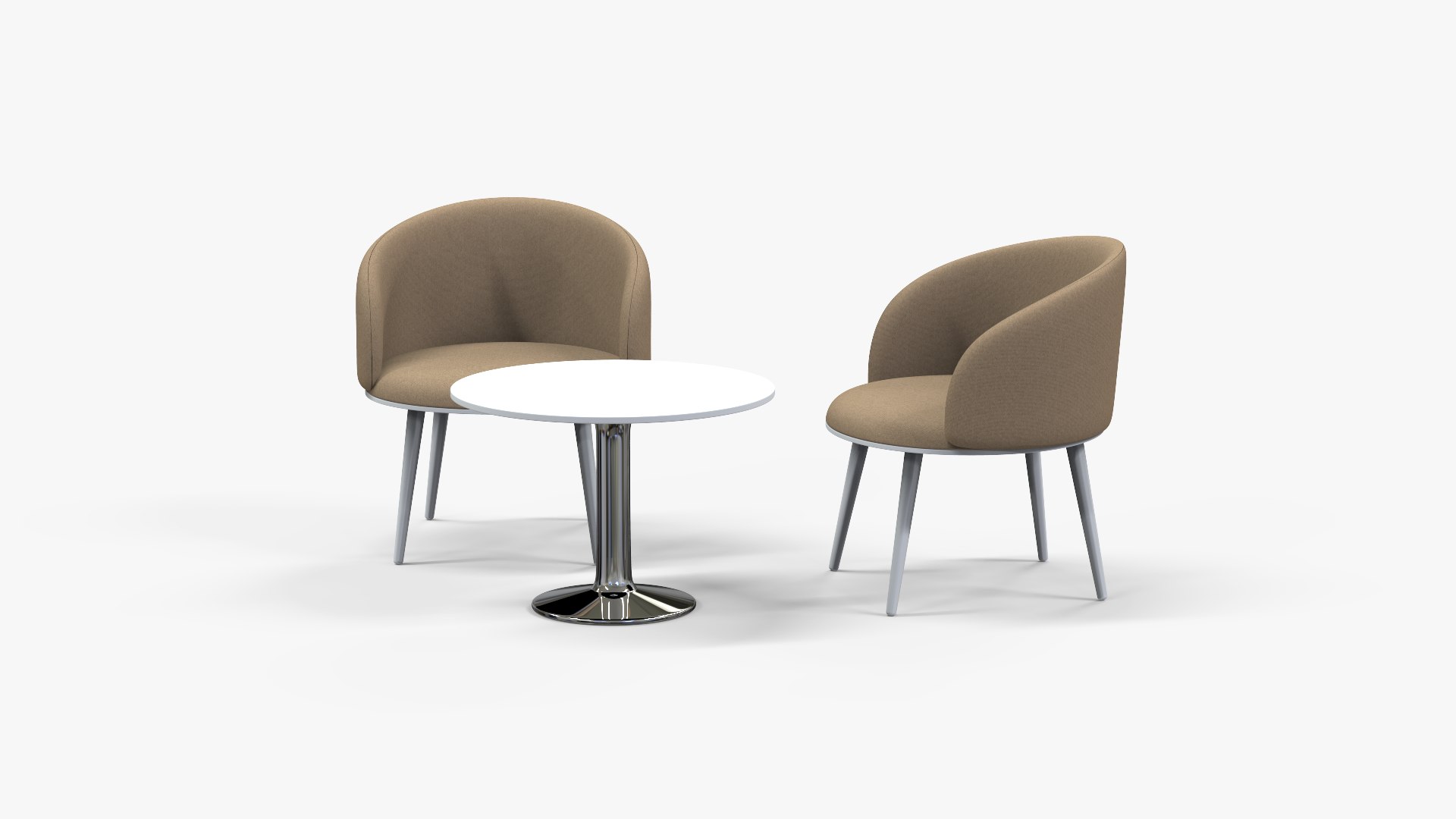3D Coffee Table With Chairs - TurboSquid 2216502