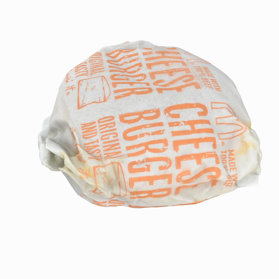 Mcdonalds Cheeseburger Model - TurboSquid 1149100