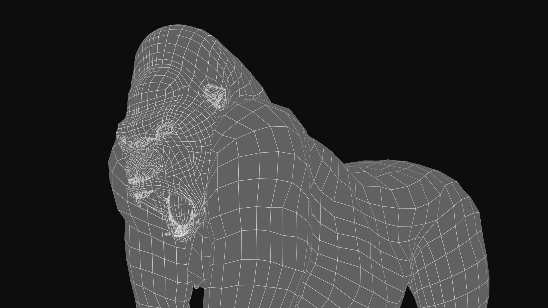 GORILLA 2 RIG XGEN-CORE 3D Model - TurboSquid 2253813