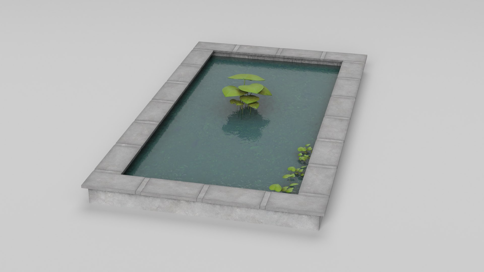 3D Pond 1 - TurboSquid 1767595
