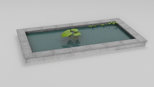 3D Pond 1 - TurboSquid 1767595