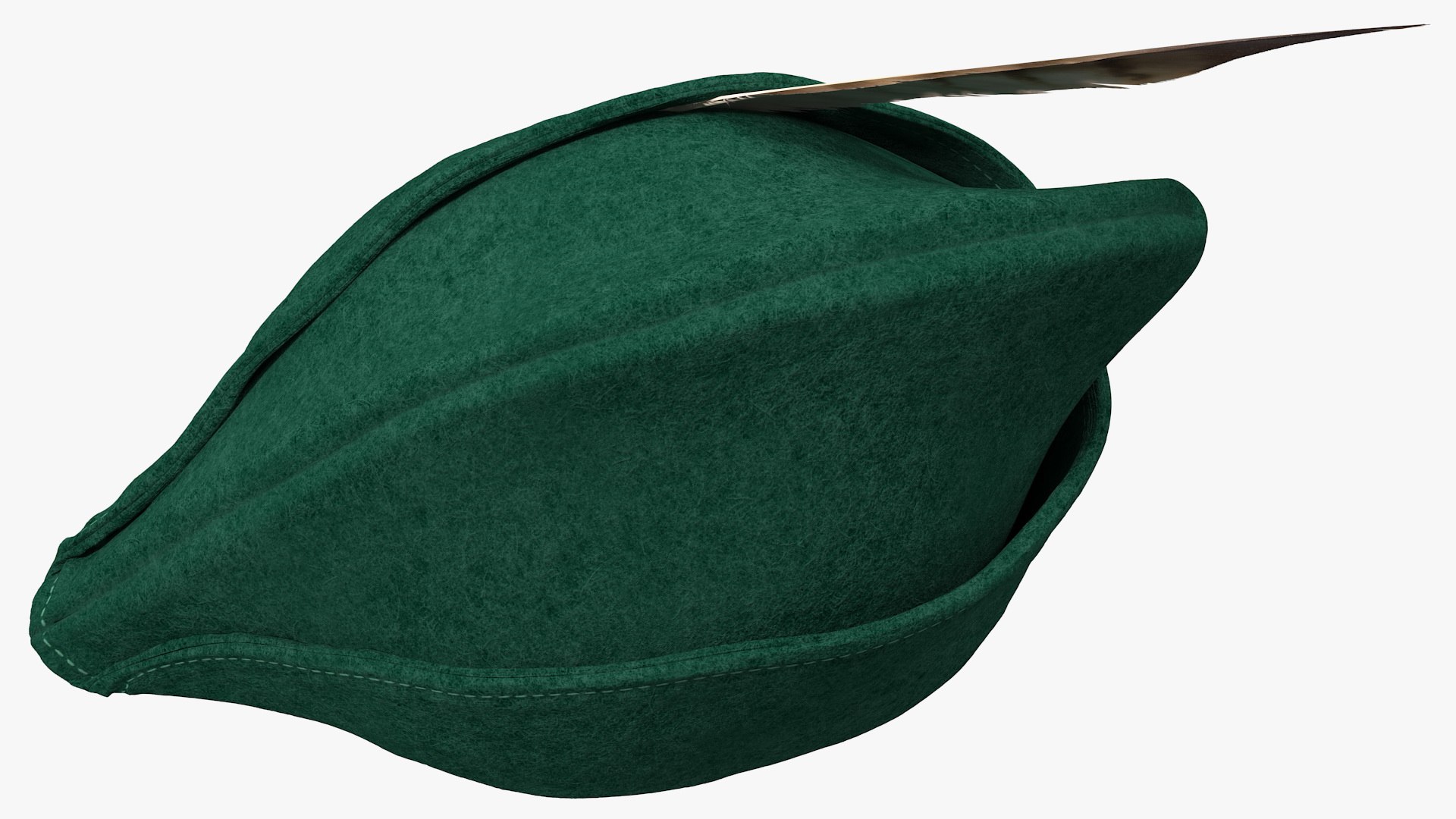 Robin hood cap feather 3D - TurboSquid 1587412