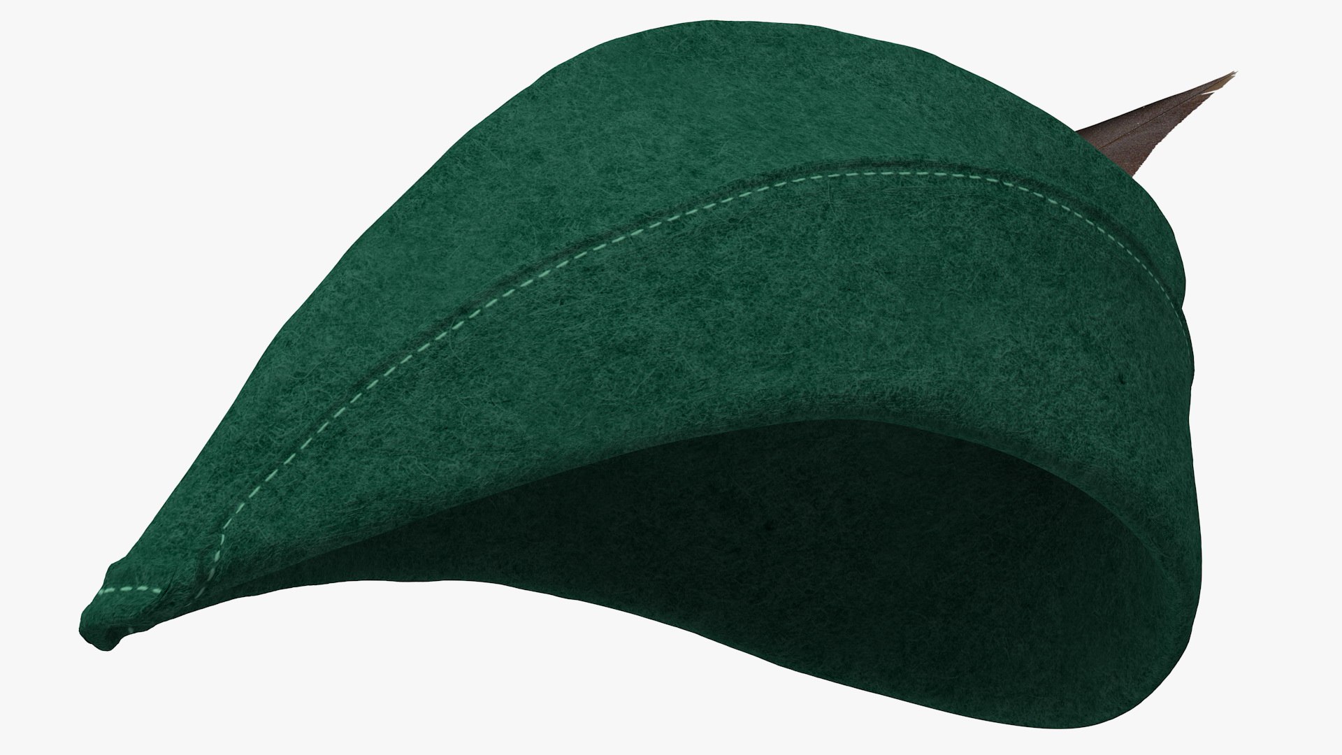 Robin hood cap feather 3D - TurboSquid 1587412