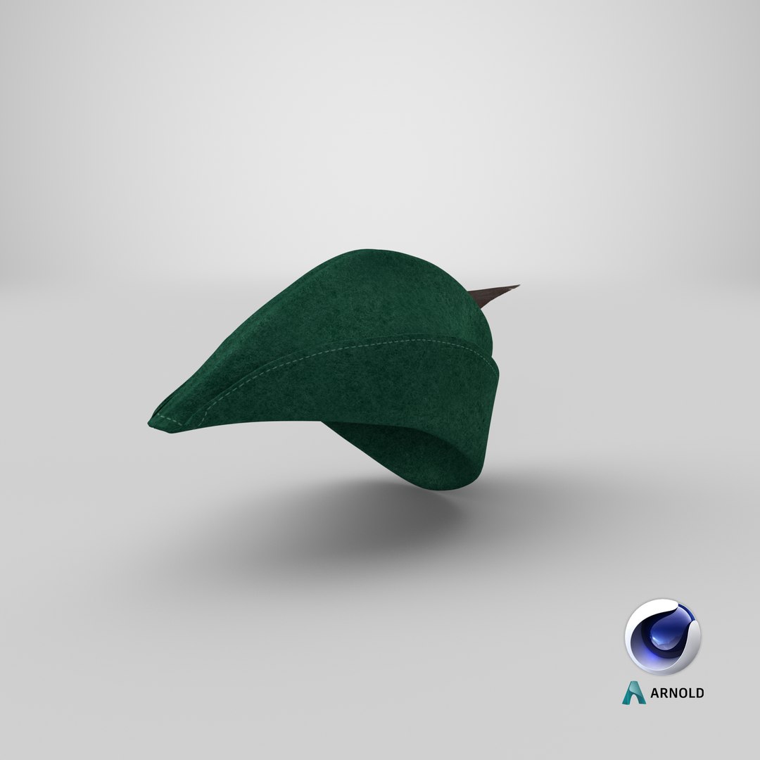 Robin hood cap feather 3D - TurboSquid 1587412