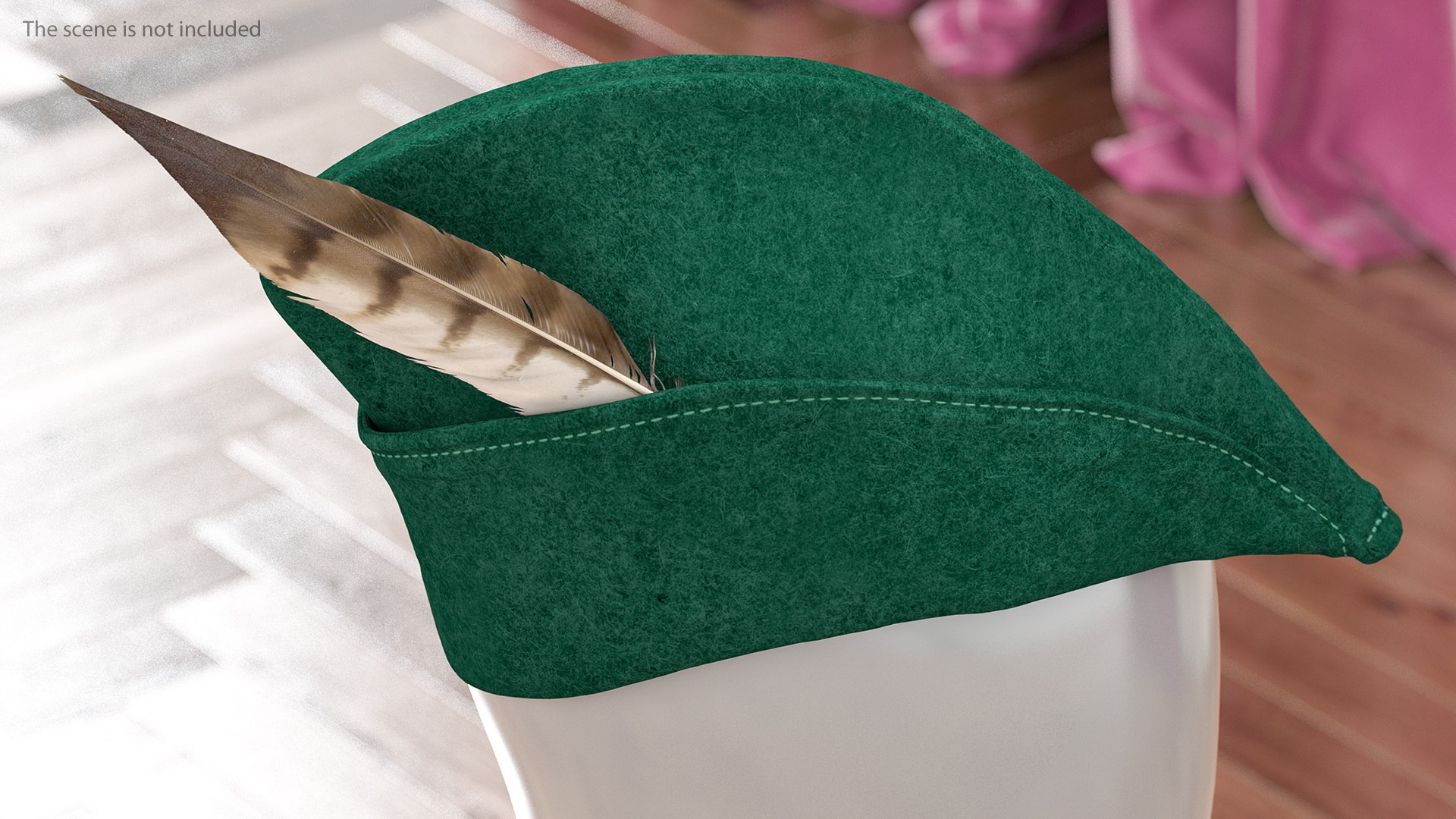 Robin hood cap feather 3D - TurboSquid 1587412