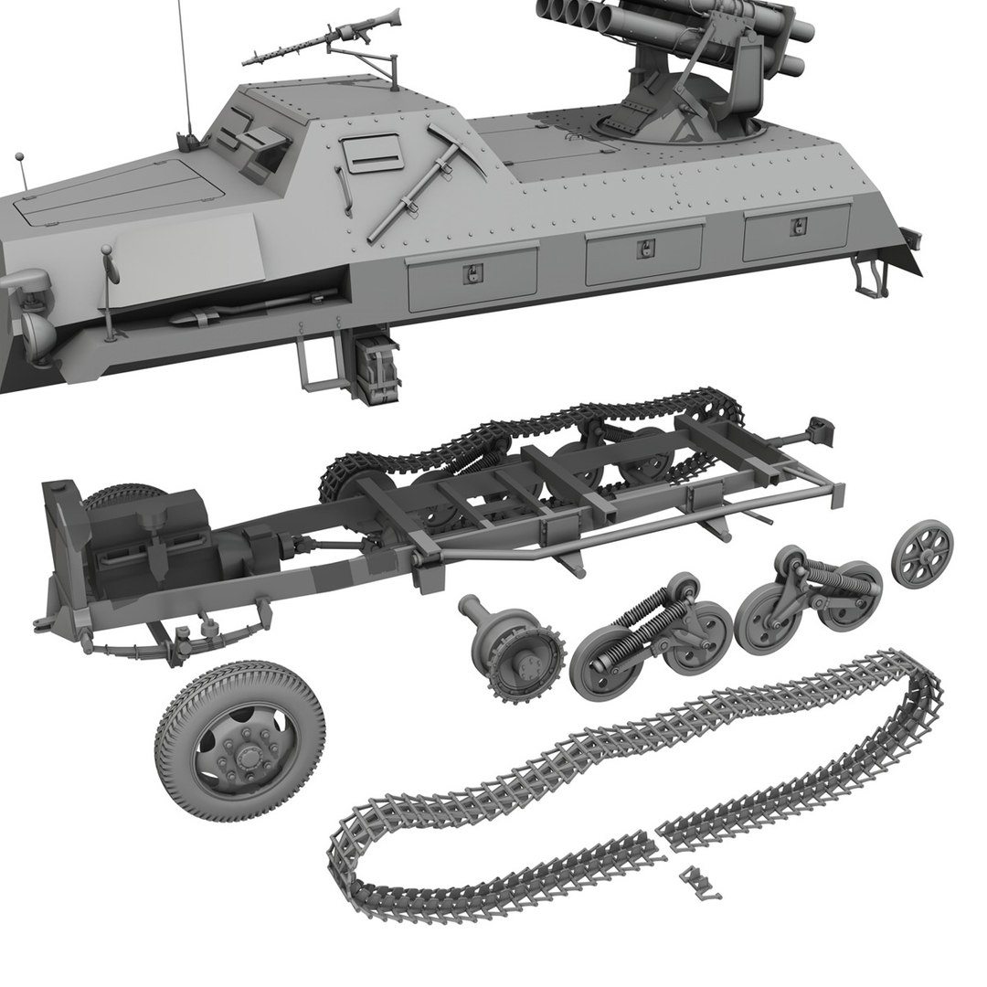 Sdkfz 4 1 - 3D Model - TurboSquid 1242890