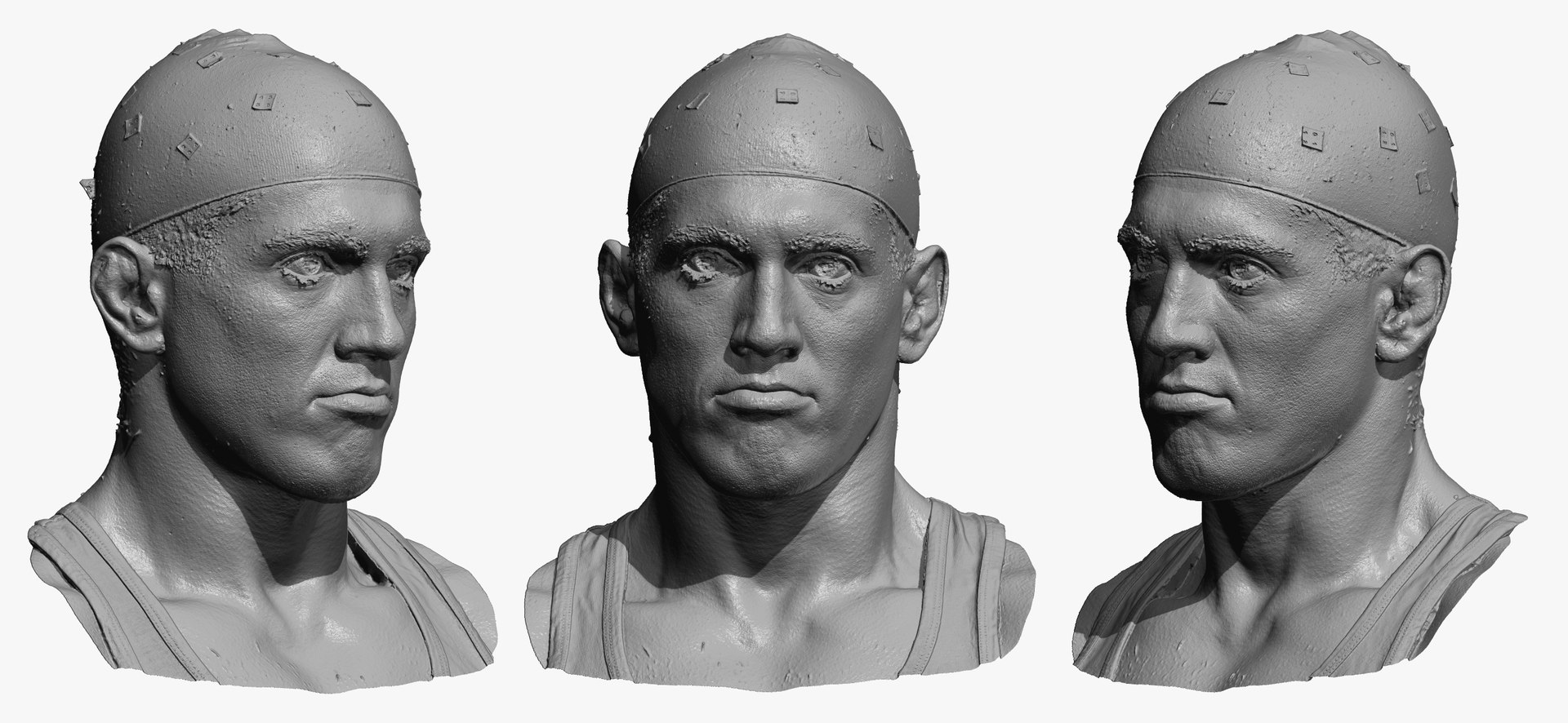 Mike human head pose model - TurboSquid 1620369