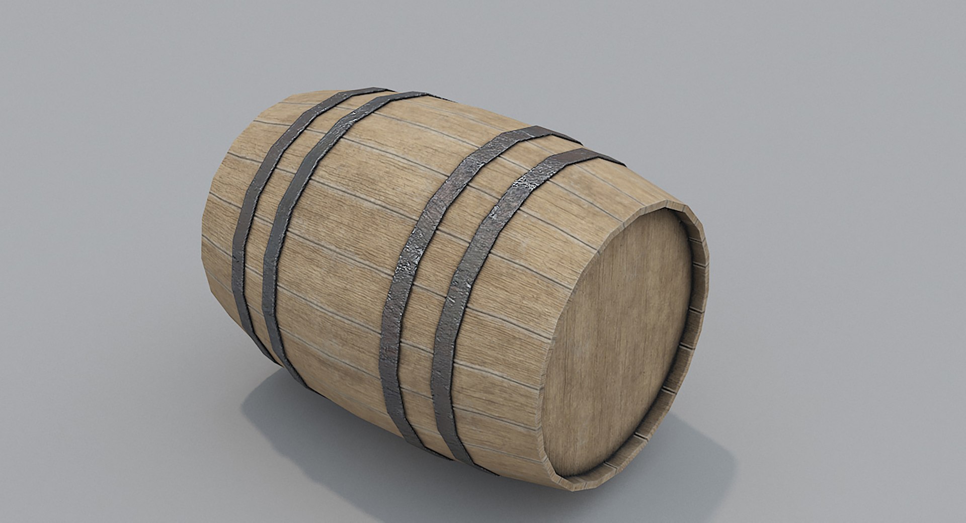 Wooden Barrel 3D model - TurboSquid 1737596