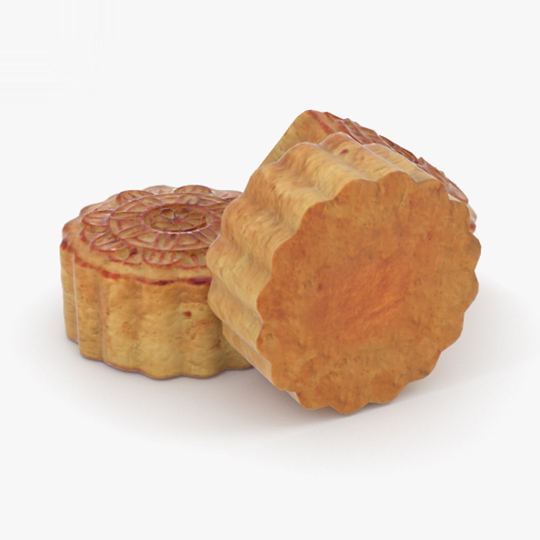 3D mooncake moon cake model - TurboSquid 1449801